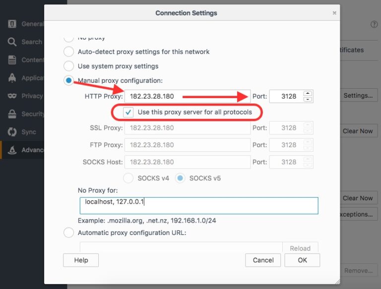 ¿Cómo podemos conectarnos a través del servidor proxy y usar IP de otro país?
