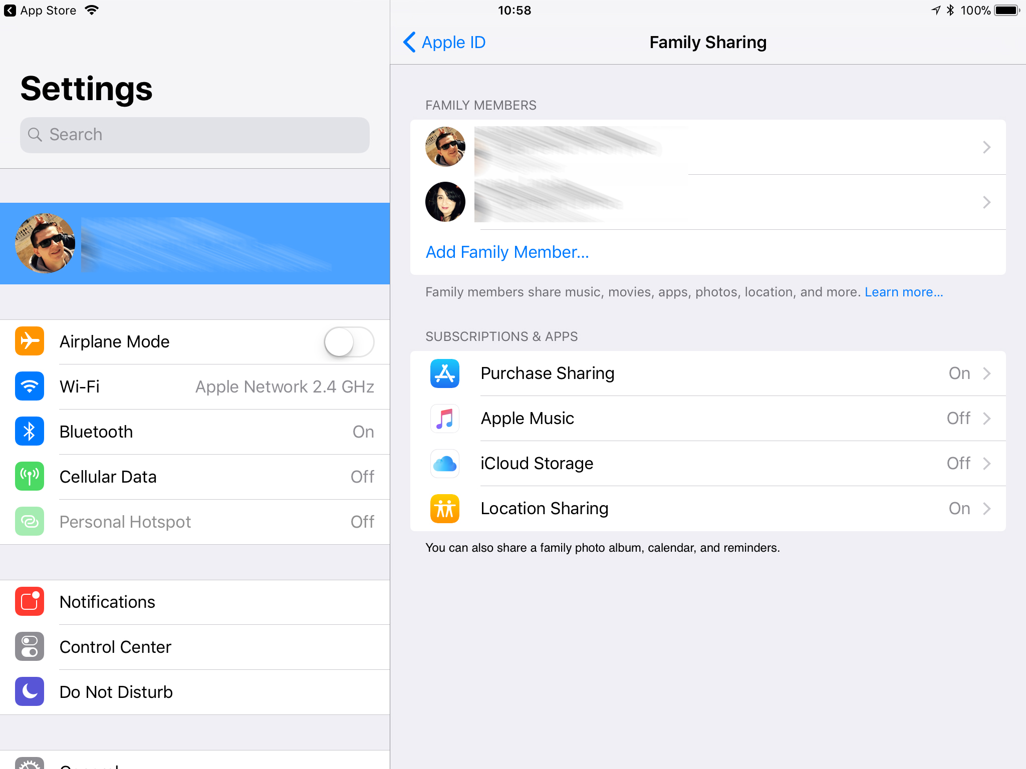 iCloud & App Store Family Sharing - Share Purchased Storage, Games & Apps