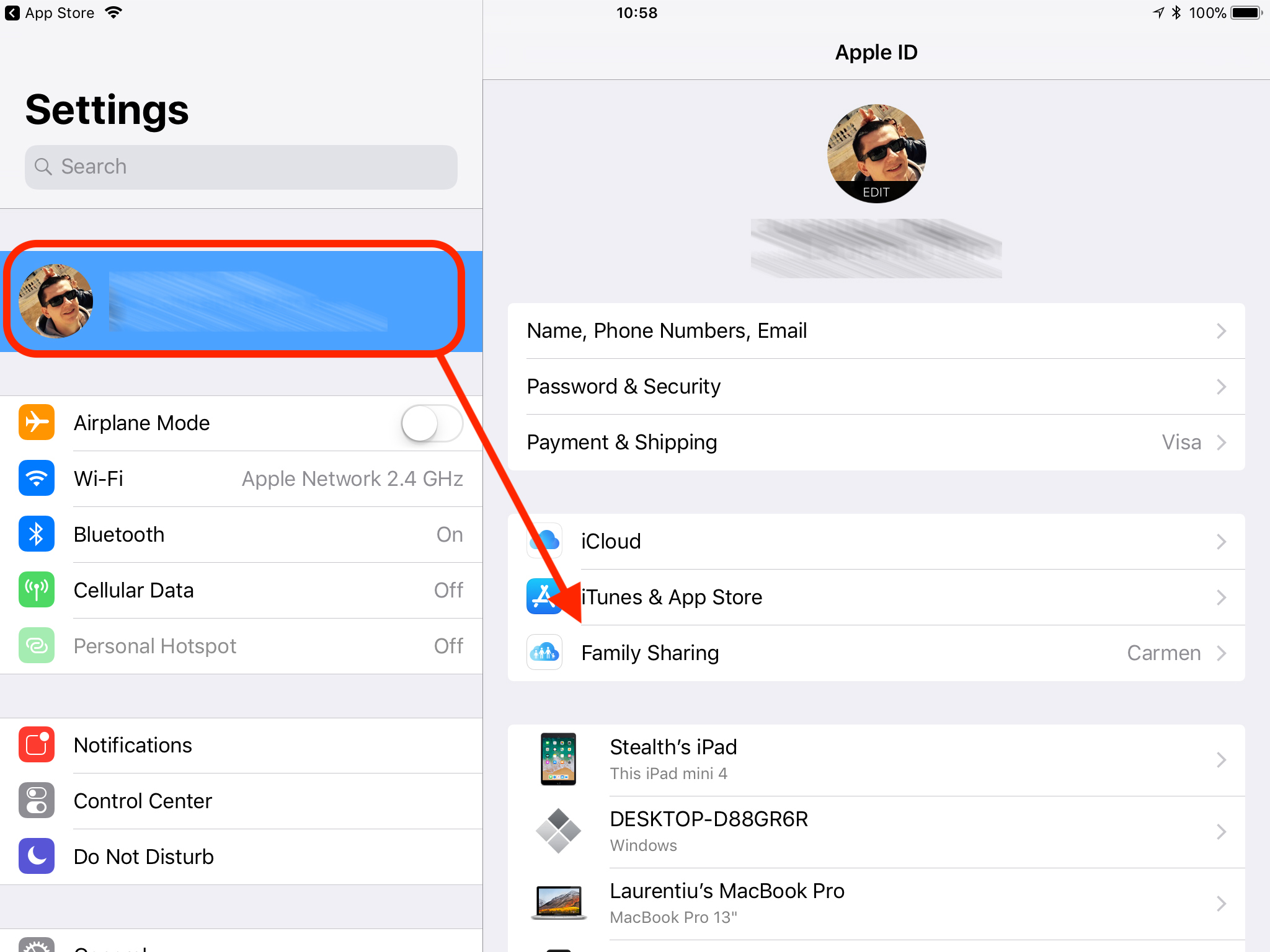 iCloud & App Store Family Sharing - Share Purchased Storage, Games & Apps