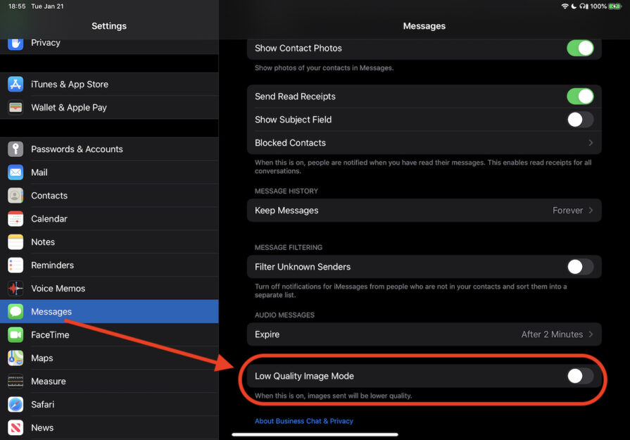 Video and poor quality pictures (BLUR) on IMESSAGE (Apple Messages ...