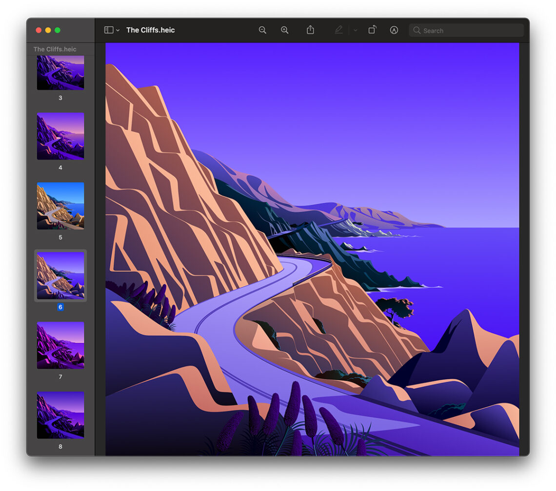 Locate & Extract macOS Dynamic Wallpapers / Big Sur Original Wallpapers ...