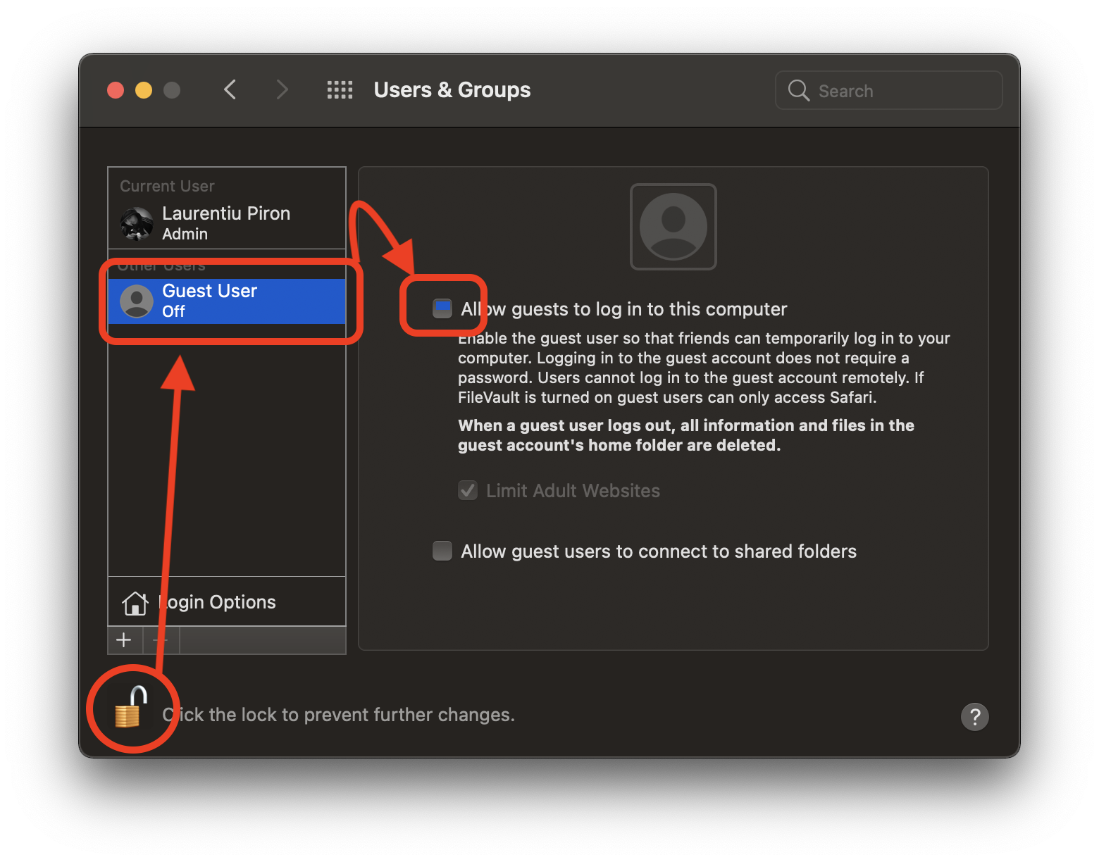 [Fix] Can't Disable / Remove "Guest User" in macOS Big Sur / iMac