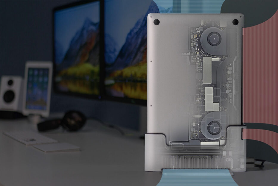 How to turn a MacBook Pro / Air into a desktop / IMAC [vertically dock]