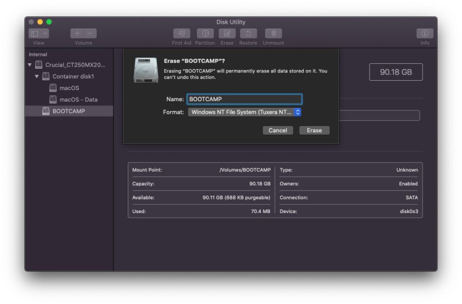 Fix Unable To Read The Windows Partition Remove And Combine Windows Partition